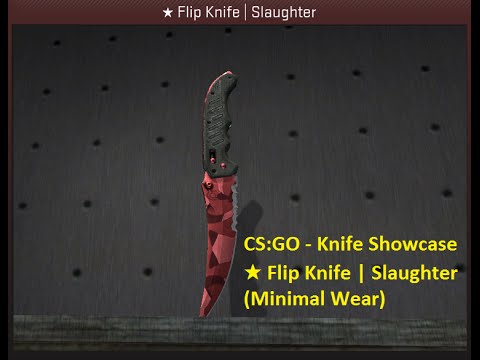 CS:GO | Flip Knife - Slaughter (Minimal Wear) Showcase - YouTube