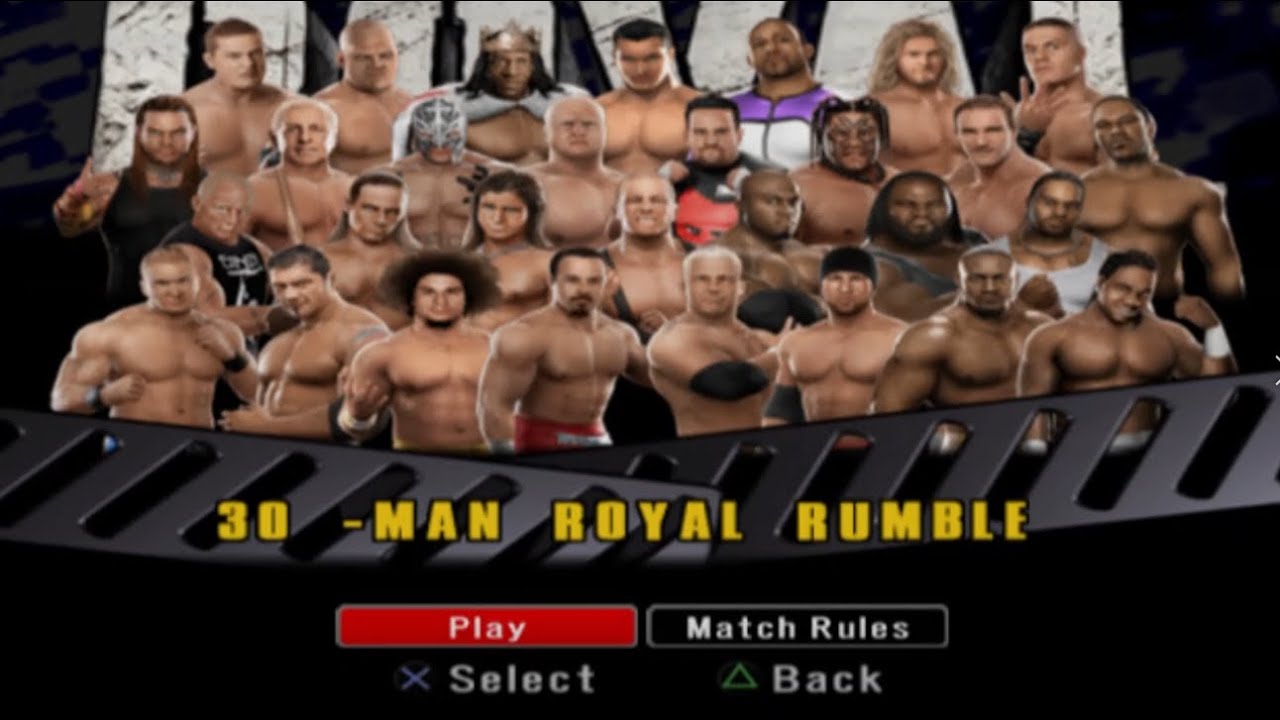 ROYAL RUMBLE 3 - WWE SVR 08 PS2 - YouTube