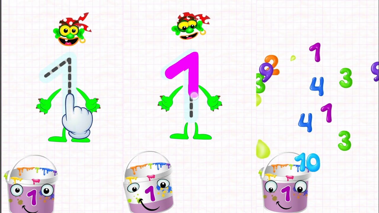 Let s Study To Write Number 1 YouTube Let s Study To Write Number 1 YouTube