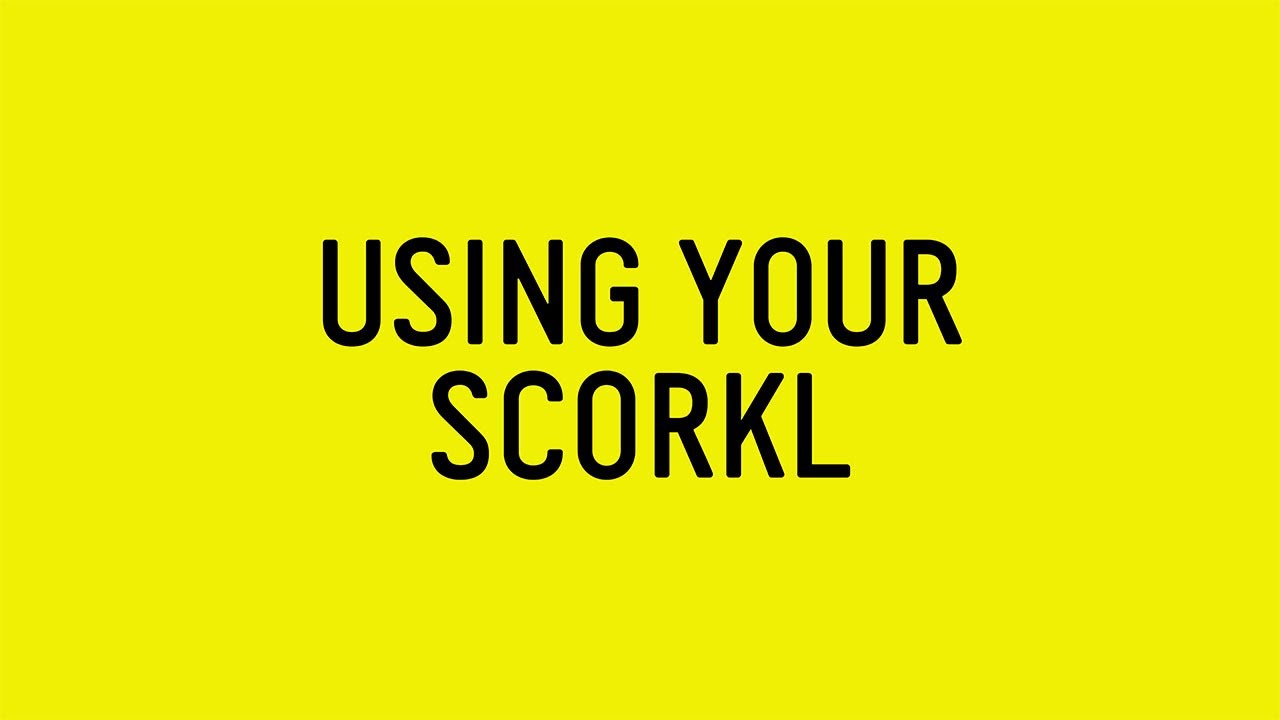How to use your SCORKL - YouTube