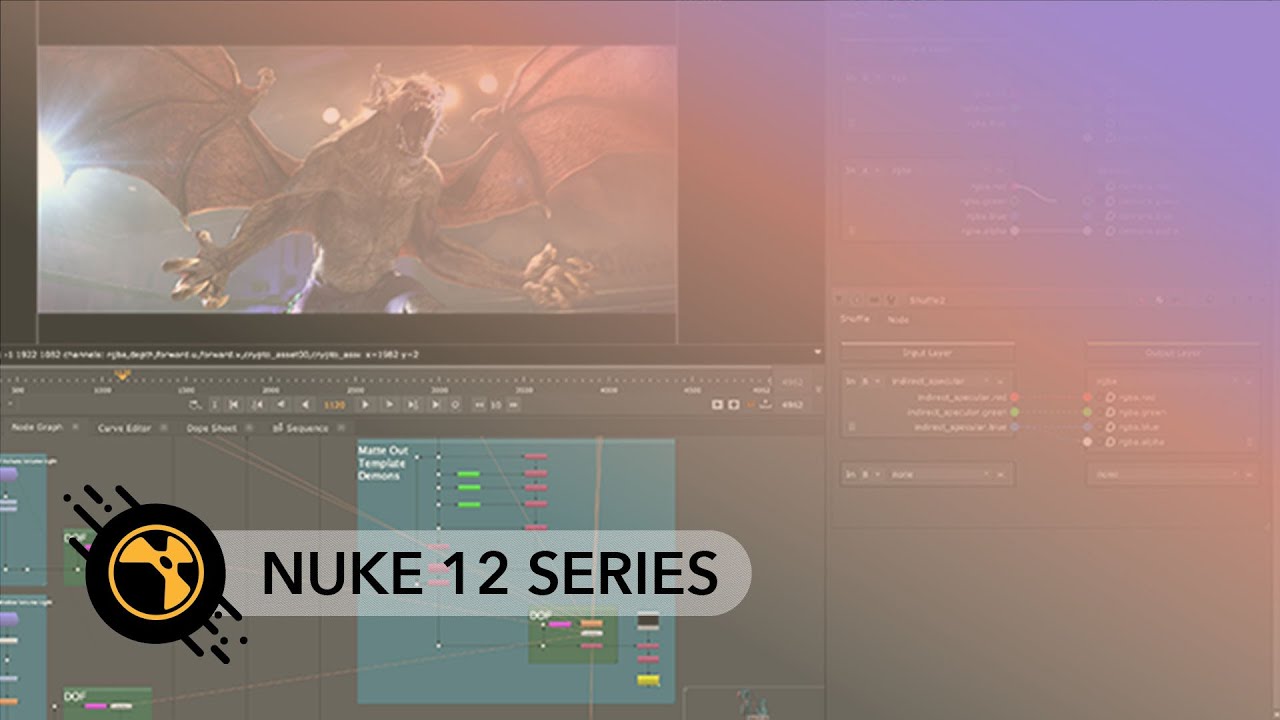 Nuke 12 1 Shuffle Node Youtube