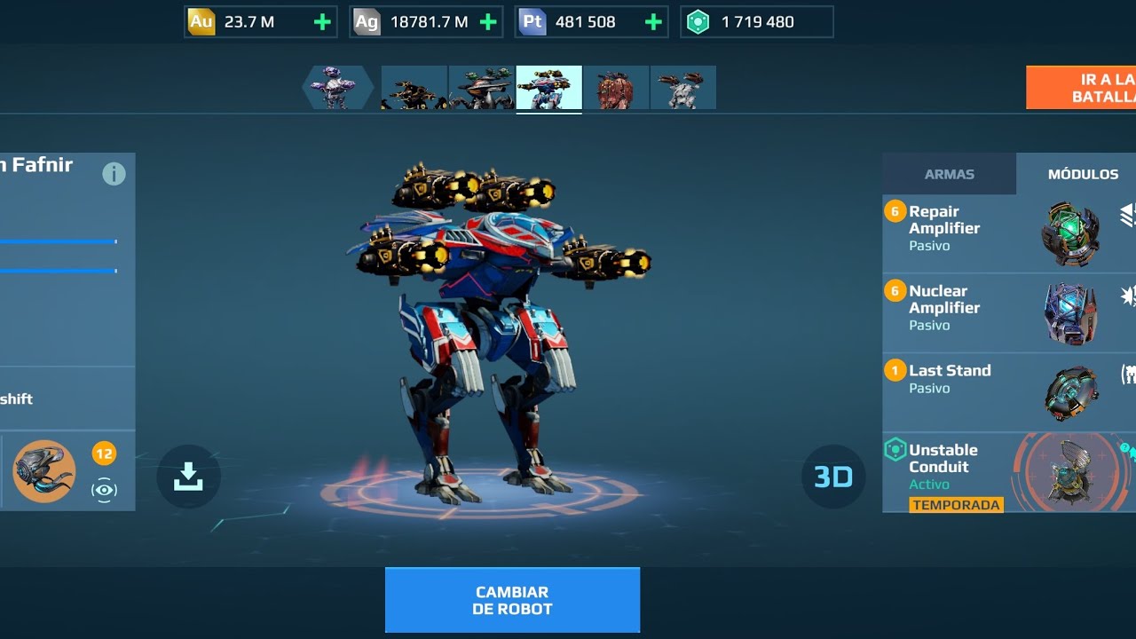 Freedom Fafnir 4x Ultimate ion | War Robots Gameplay WR - YouTube