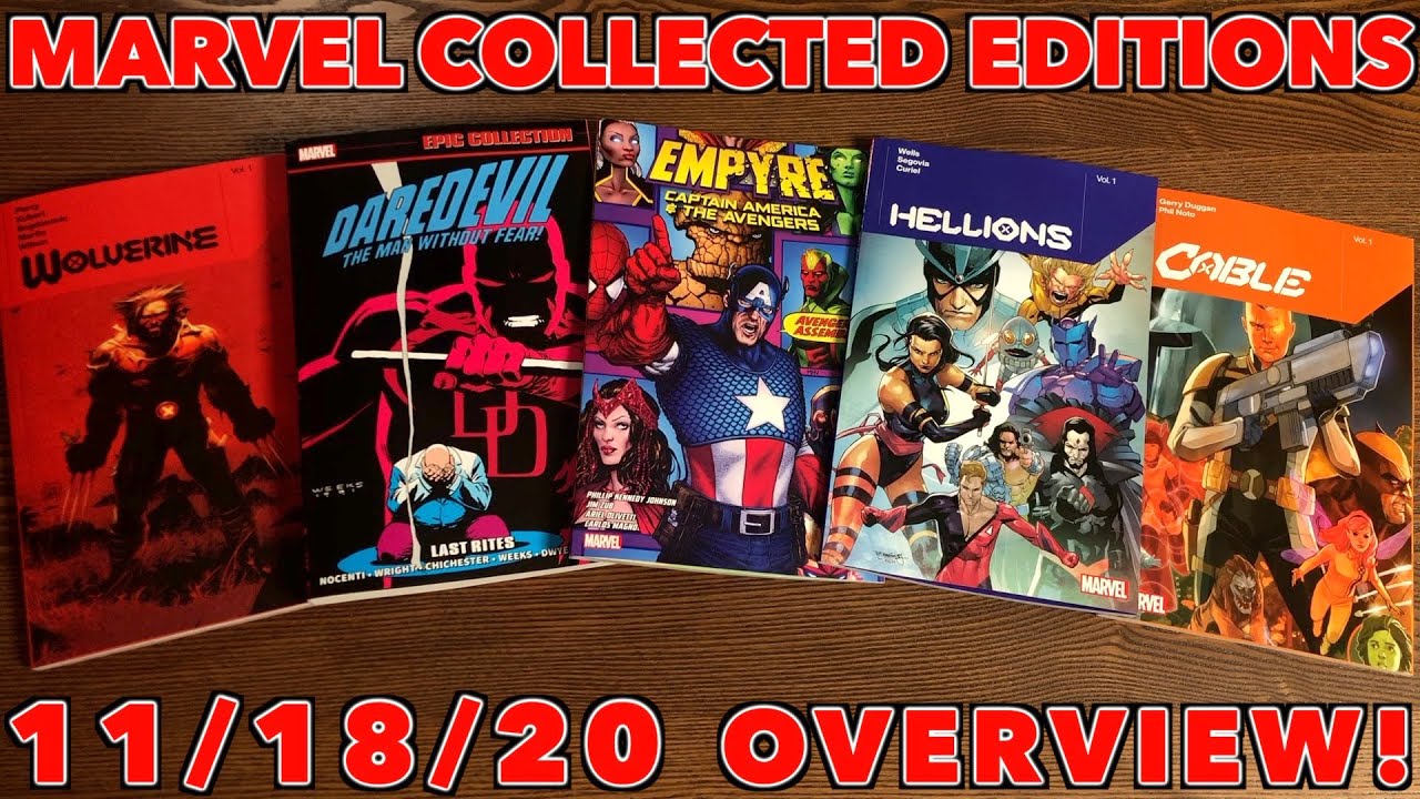 New Marvel Books 11/18/20 Overview! - YouTube