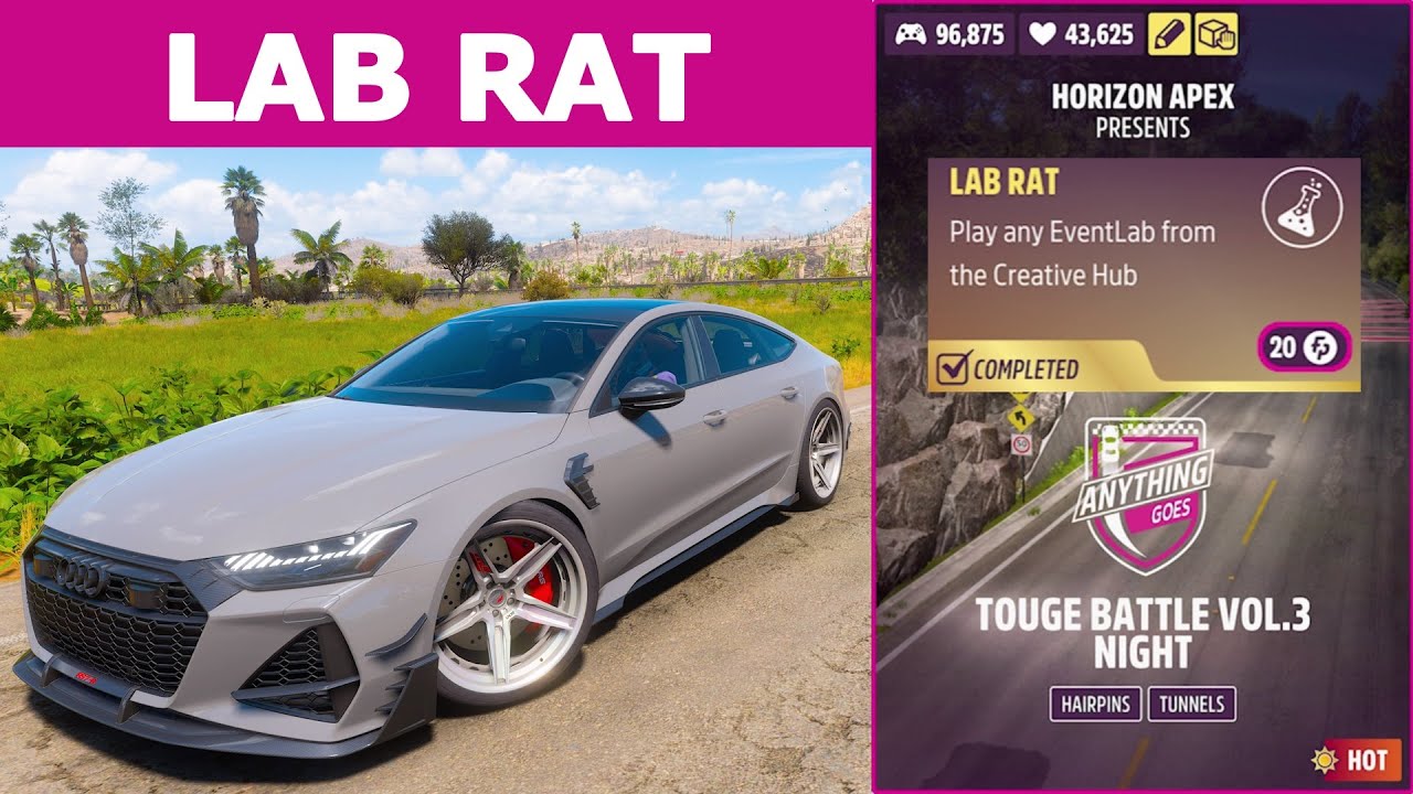 Daily Challenge - LAB RAT | Play any Eventlab from te Creative Hub ...