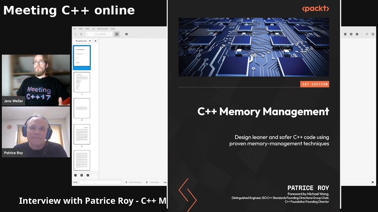 C++ Memory Management book review with Author Patrice Roy - YouTube