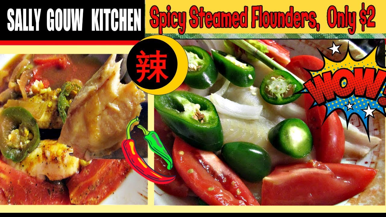 Steamed Flounder Only Cost $2 /Easy Quick Cooking Recipe/Nutritious ...