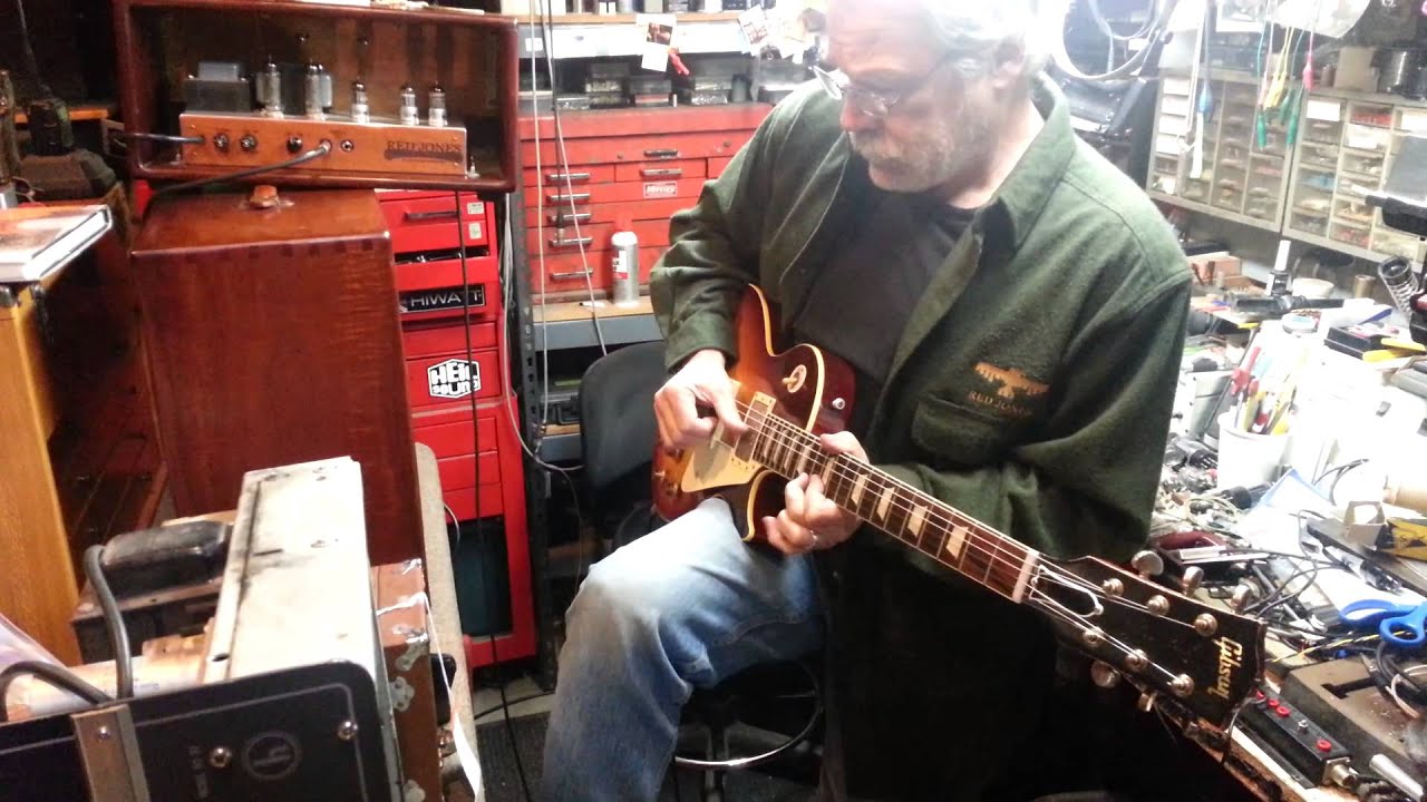 William Yates Red Jones Amps meets Gibson Shanks CC#7 Les Paul Part Two ...