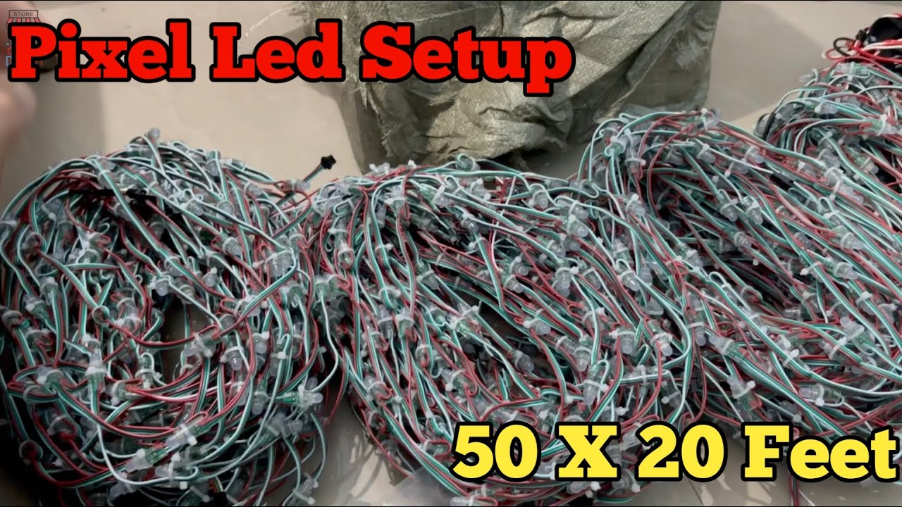 Pixel Led Lights Complete Setup Shipping Process || Online Dukan - YouTube
