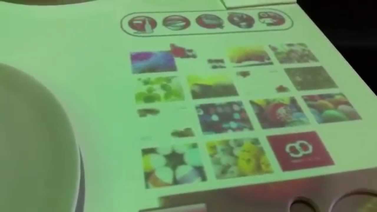 Inamo restaurant interactive table - YouTube