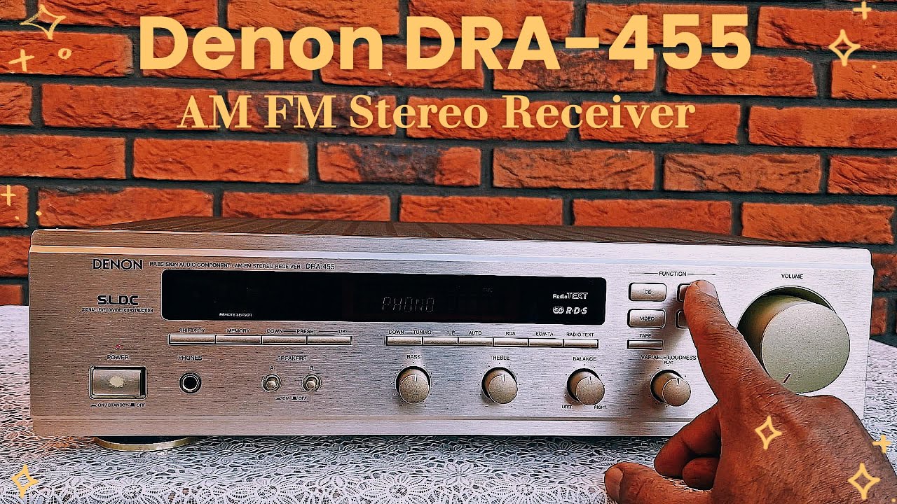 Denon Hi-Fi Classic! DRA-455 Stereo Receiver Amplifier Reviewed | Can ...