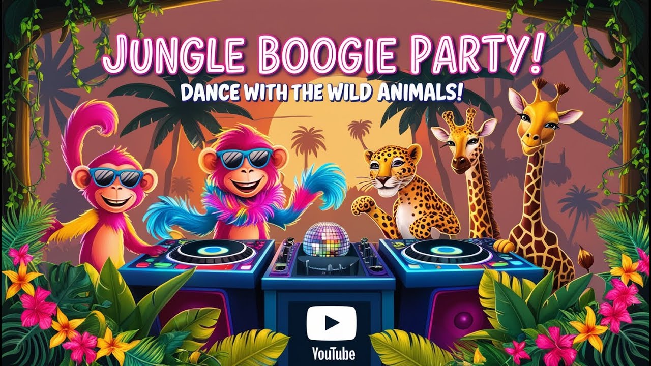 "Jungle Boogie Party! Dance with the Wild Animals!" - YouTube