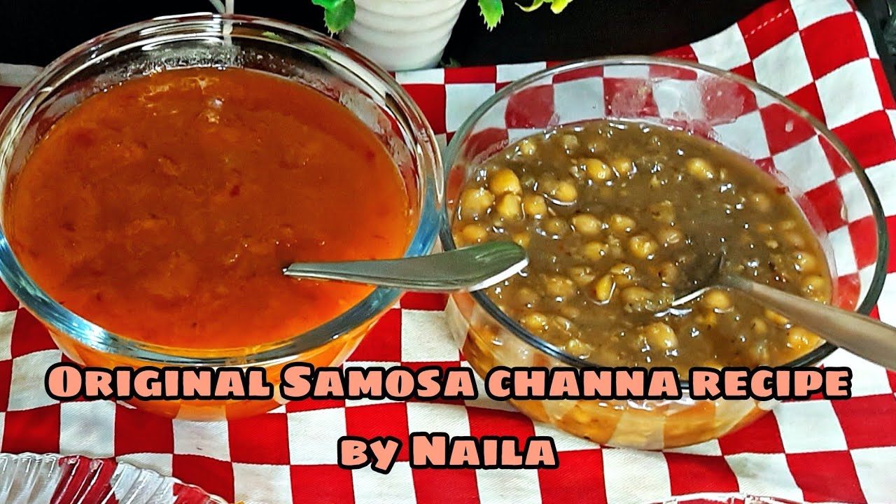 Original Samosa Channa Recipe | By Naila - YouTube