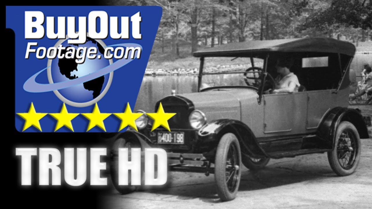 HD Historic Stock Footage FORD MODEL T ASSEMBLY LINE AND AUTOS 1920s ...