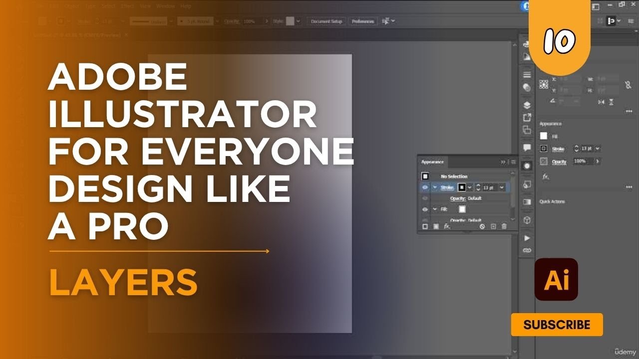 Course Adobe Illustrator for Everyone Design Like a Pro - 10 Layers ...