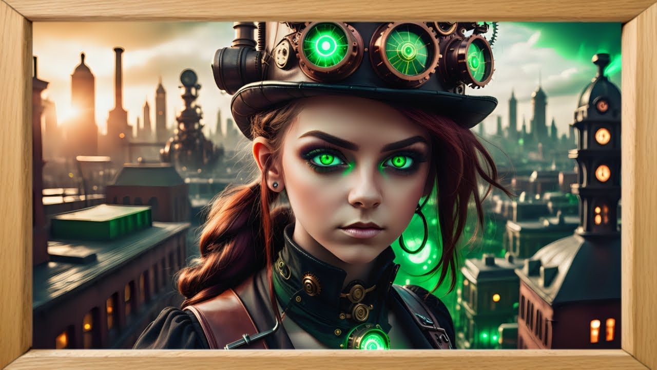 STEAMPUNK ART | 4K AI ART SCREENSAVER FOR YOUR TV | Beautiful Steampunk ...