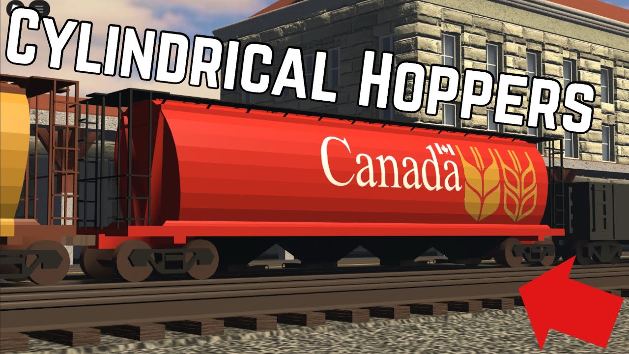 Ro-Scale Southline District (Canadian Cylindrical Hopper Cars) - YouTube