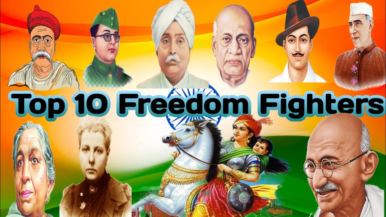 Freedom Fighters of India | Top 10 Freedom Fighters | भारत के ...