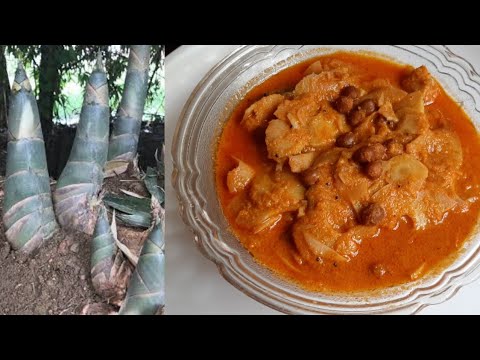 തനി നാടൻ മുള കറി | Fresh and Tasty Coorg Style Bamboo Shoot Curry ...