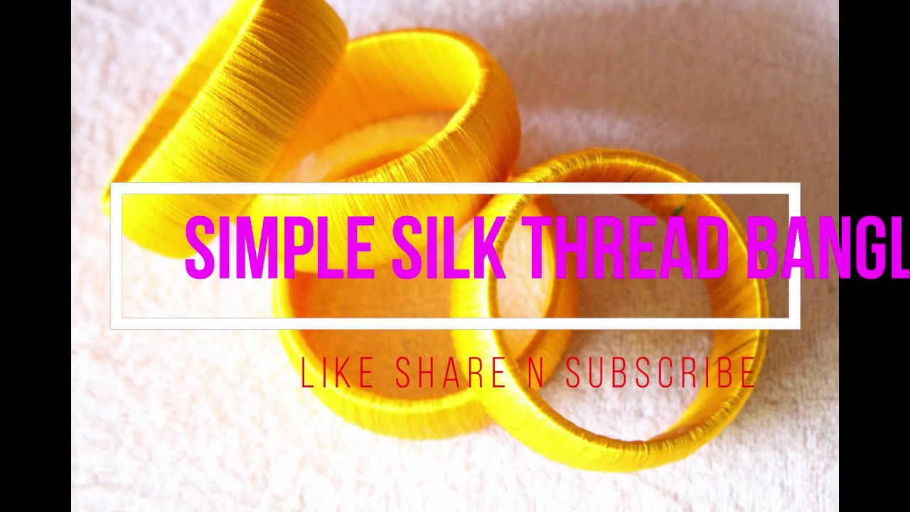 Silk Thread Earring Making - Silk Thread Jewelry Making Tutorial - YouTube