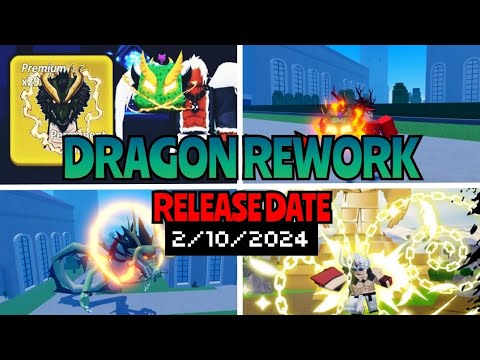 Dragon Rework Release Date and Showcase (Update Leaks Blox fruit) - YouTube