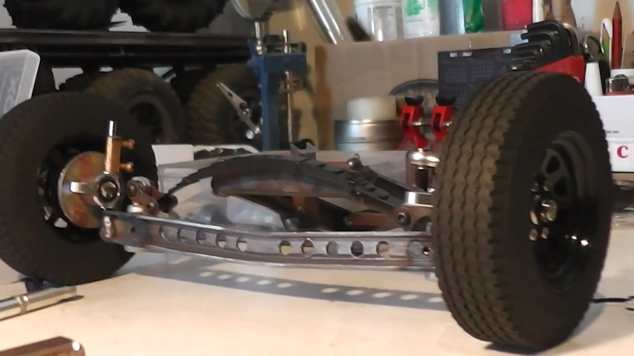 RC Model Rat Rod Drum Brakes. The Sister. - YouTube