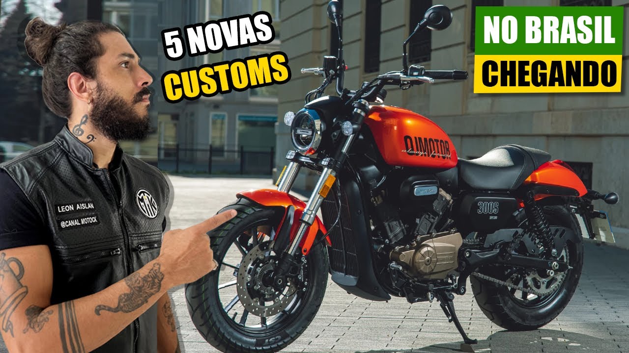 5 Novas Moto Custom Barata Chegando no Brasil | Shineray Entrando Forte ...