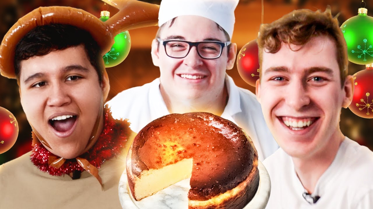 Christmas Cheesecake Challenge (Cooking competition) - YouTube