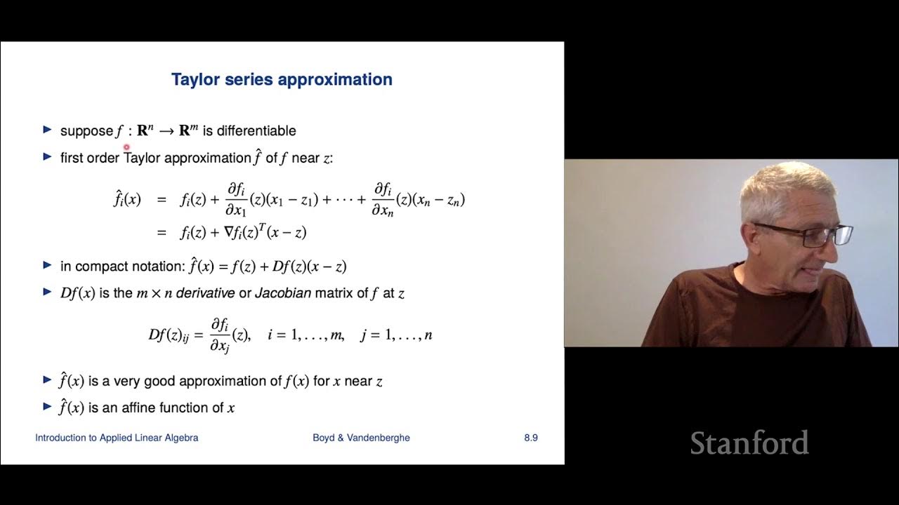 Stanford ENGR108: Introduction to Applied Linear Algebra | 2020 | Lecture 24-VMLS linear func ...