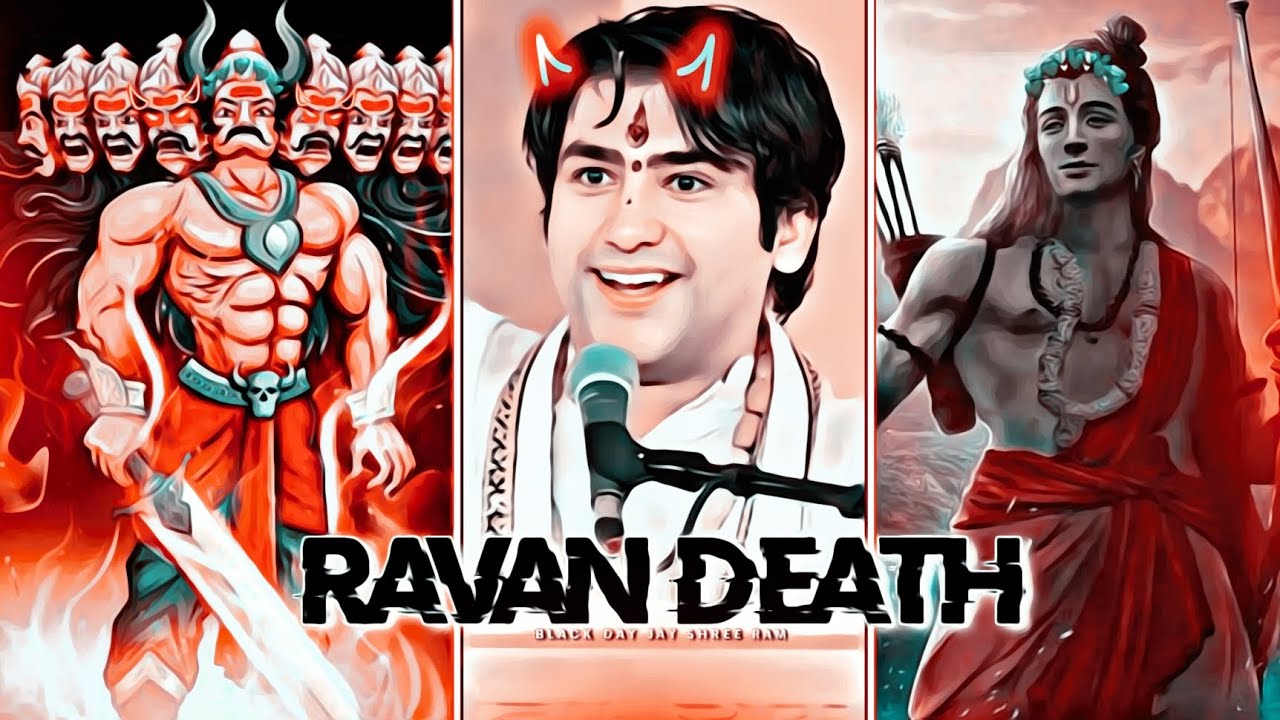 Ravan Death 💀 || Bageshwar dham sarkar 🌺 | Ravan attitude status 😈 ...