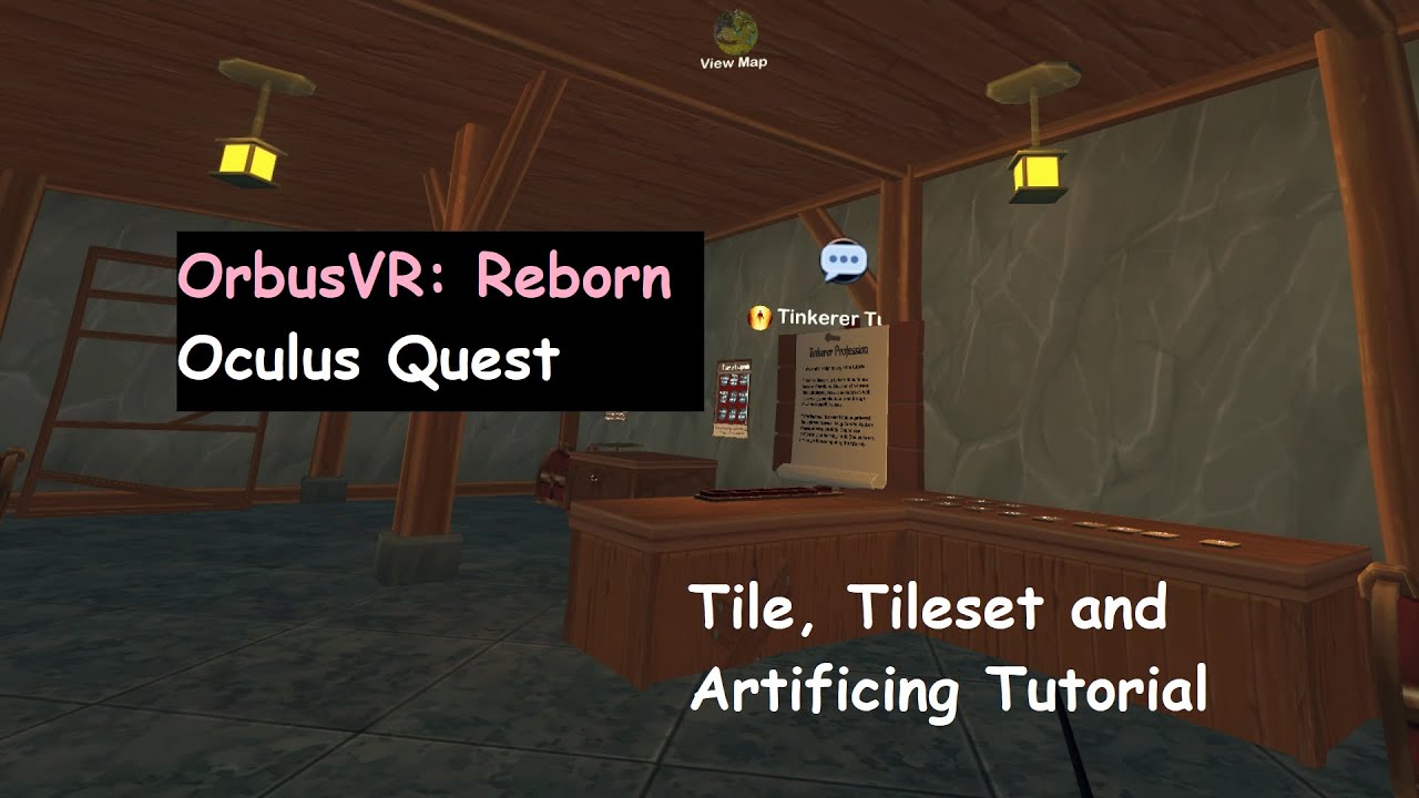 OrbusVR: Reborn - How to make Tile, Tileset and Artificing | 如何制作符文，符文套 ...