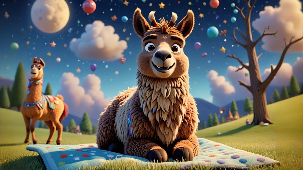 The Llama Who Loved Pajamas 🦙🛌 | Fun Kids Story & Song | Preschool ...