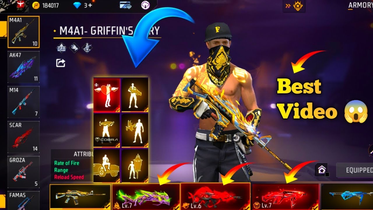 Free Fire White T-shirt Video Return Today 😱 Hip Hop Bundle Video And ...