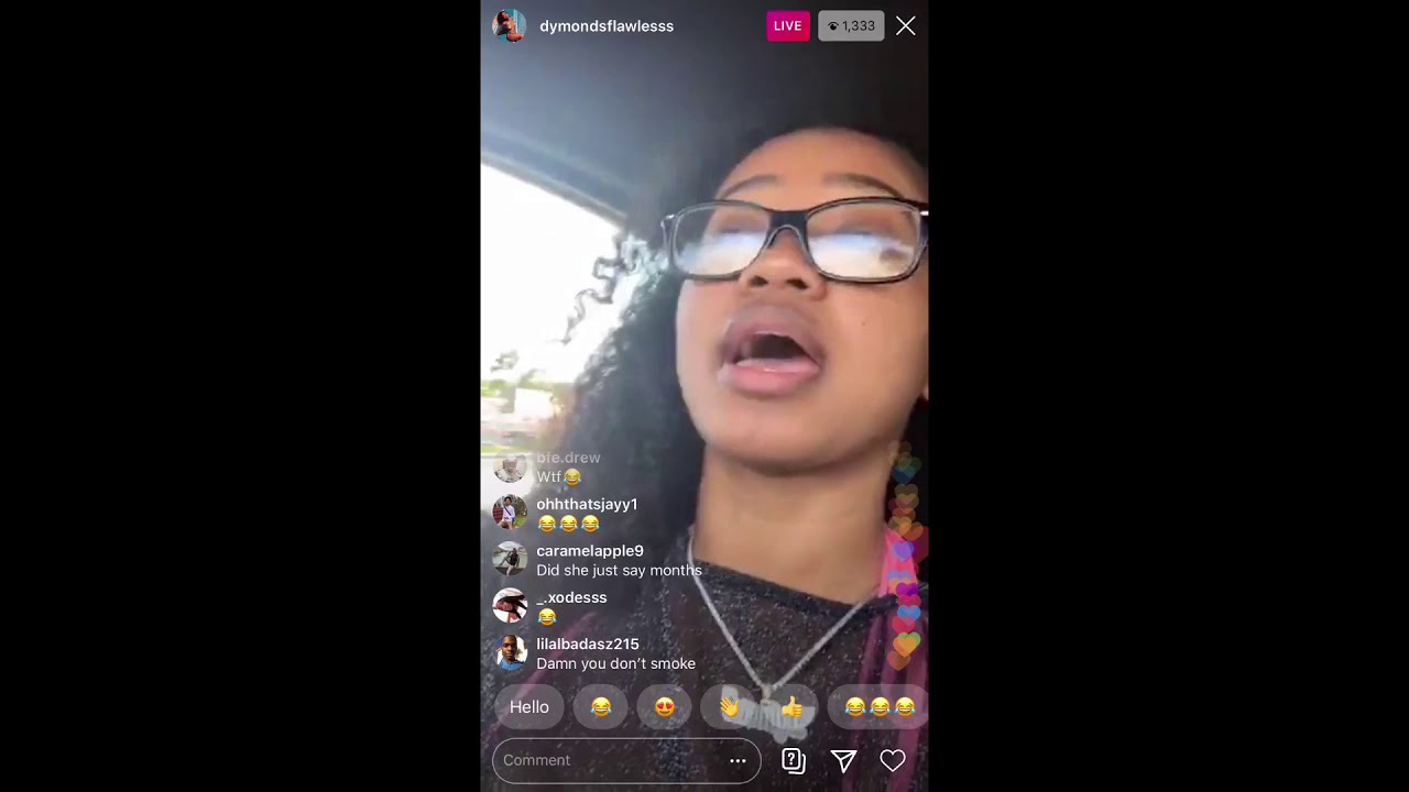 DymondsFlawless Says she’s not on drugs instagram live|5.20.2020 - YouTube