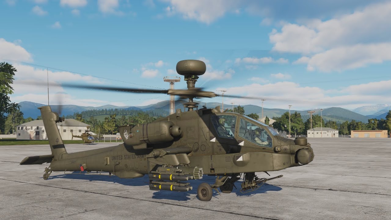 DCS:AH-64D Apache Hover Practice W/ IHADDS And My Current Settings(Outdated) - YouTube