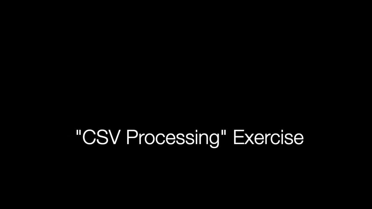 16.3 - "CSV Processing" Exercise | Intro to Python Programming - YouTube