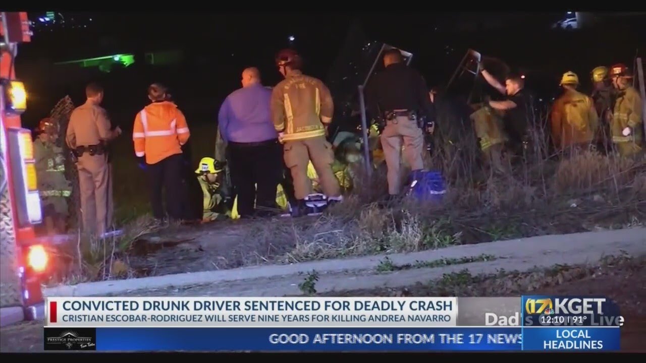 Convicted drunk driver sentenced for deadly crash - YouTube