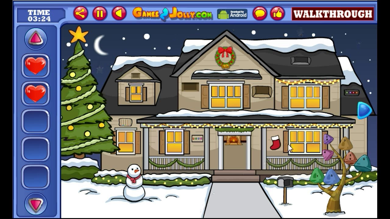 Xmas 2016 Special Santa Rescue Walkthrough - Games2Jolly - YouTube