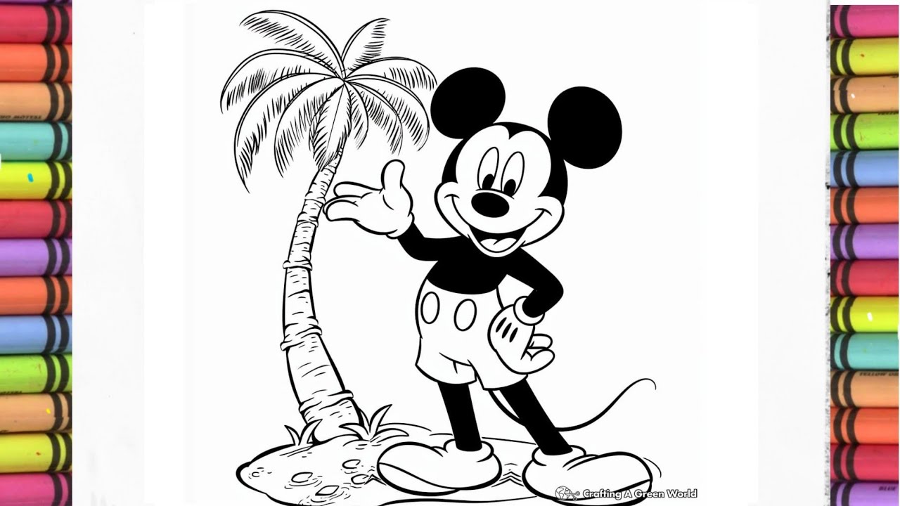 How to draw Mickey mouse, Mickey mouse clubhouse full episode,Disney ...