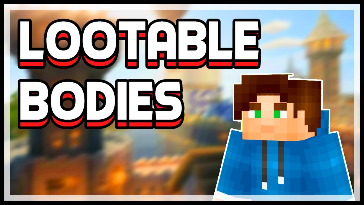 Minecraft Lootable Bodies Mod! Player Corpses! (Minecraft v1.8 Mod ...