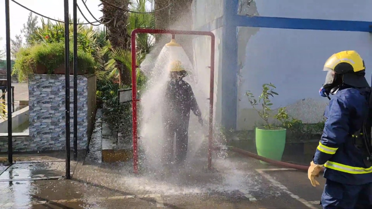 Importance of decontamination process for a Firefighter - YouTube
