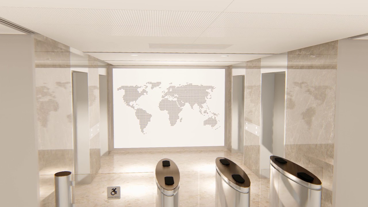 Lift Lobby & Turnstile - YouTube