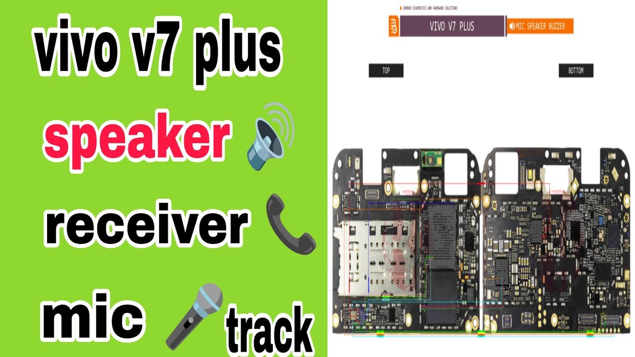 vivo v7 plus speaker mic receiver problem solution// all track - YouTube