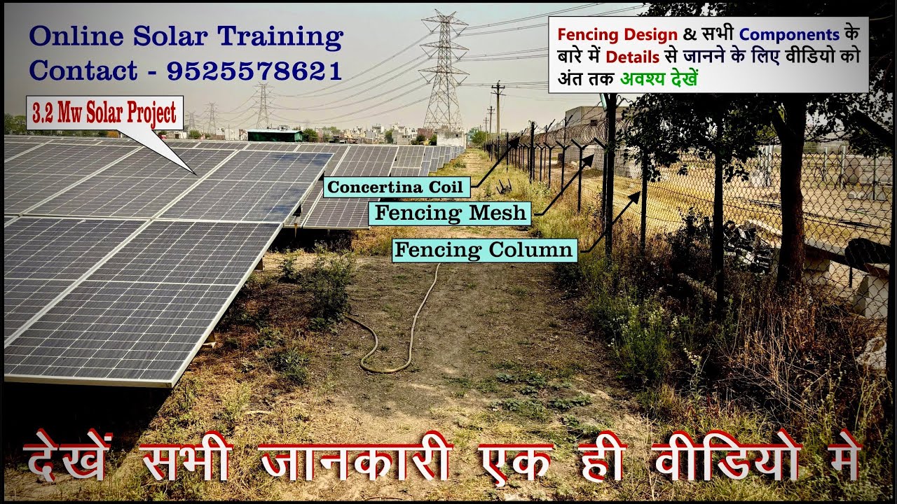 Solar Fencing Installation I Fencing Boundary for Ground Mounted Solar ...