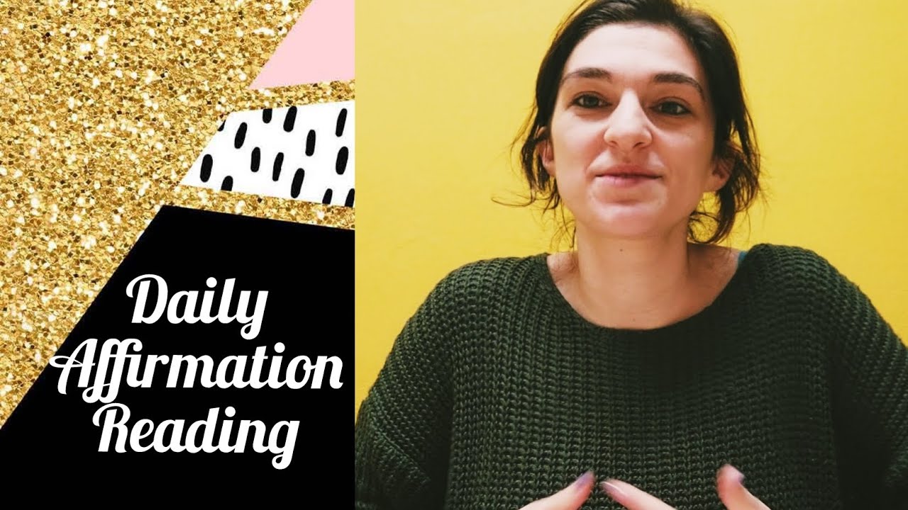 🙏💫💚Daily affirmation reading💚 💫🙏 - YouTube