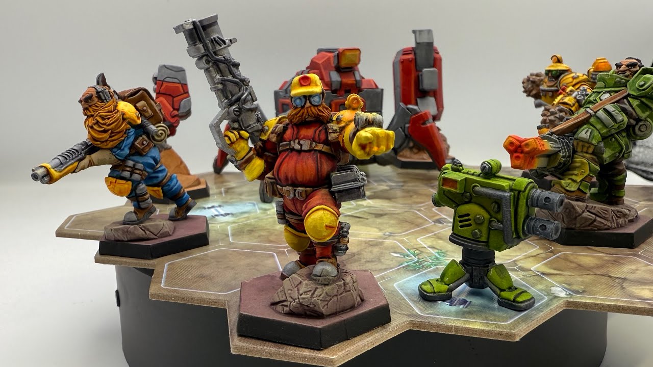 Deep Rock Galactic Board Game Painted Showcase - YouTube