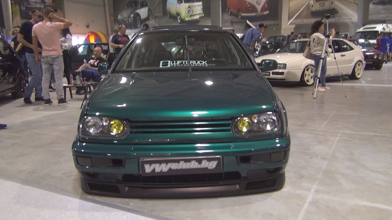 Volkswagen Golf Mk3 1.9 Green (1995) Exterior and Interior - YouTube