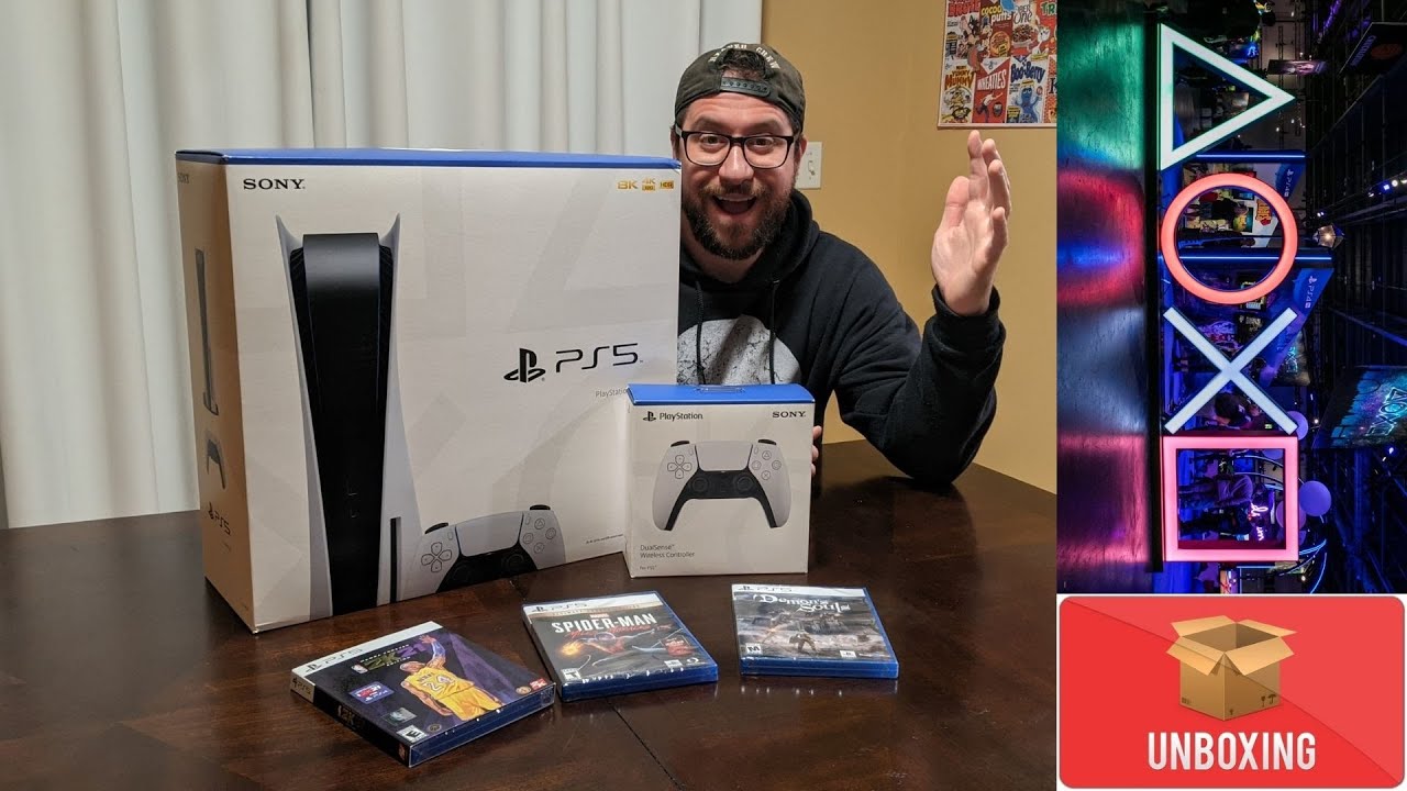 Unboxing the Sony PlayStation 5 GameStop Ultimate Bundle!!! - YouTube