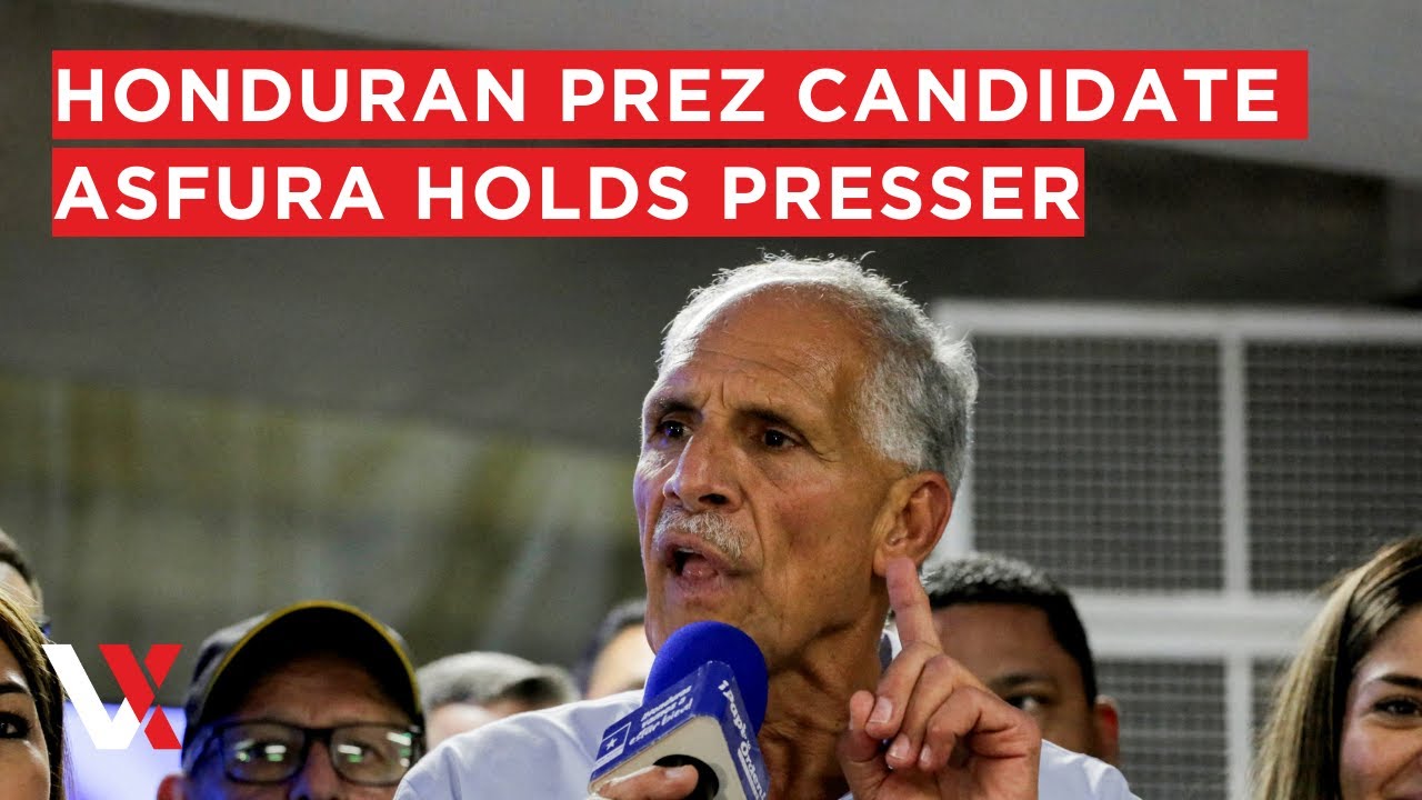 LIVE | Honduran Presidential Candidate Nasry Asfura Speaks Amid Tight ...