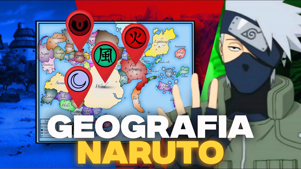 Todos los 48 PAISES del MAPA COMPLETO de NARUTO - YouTube