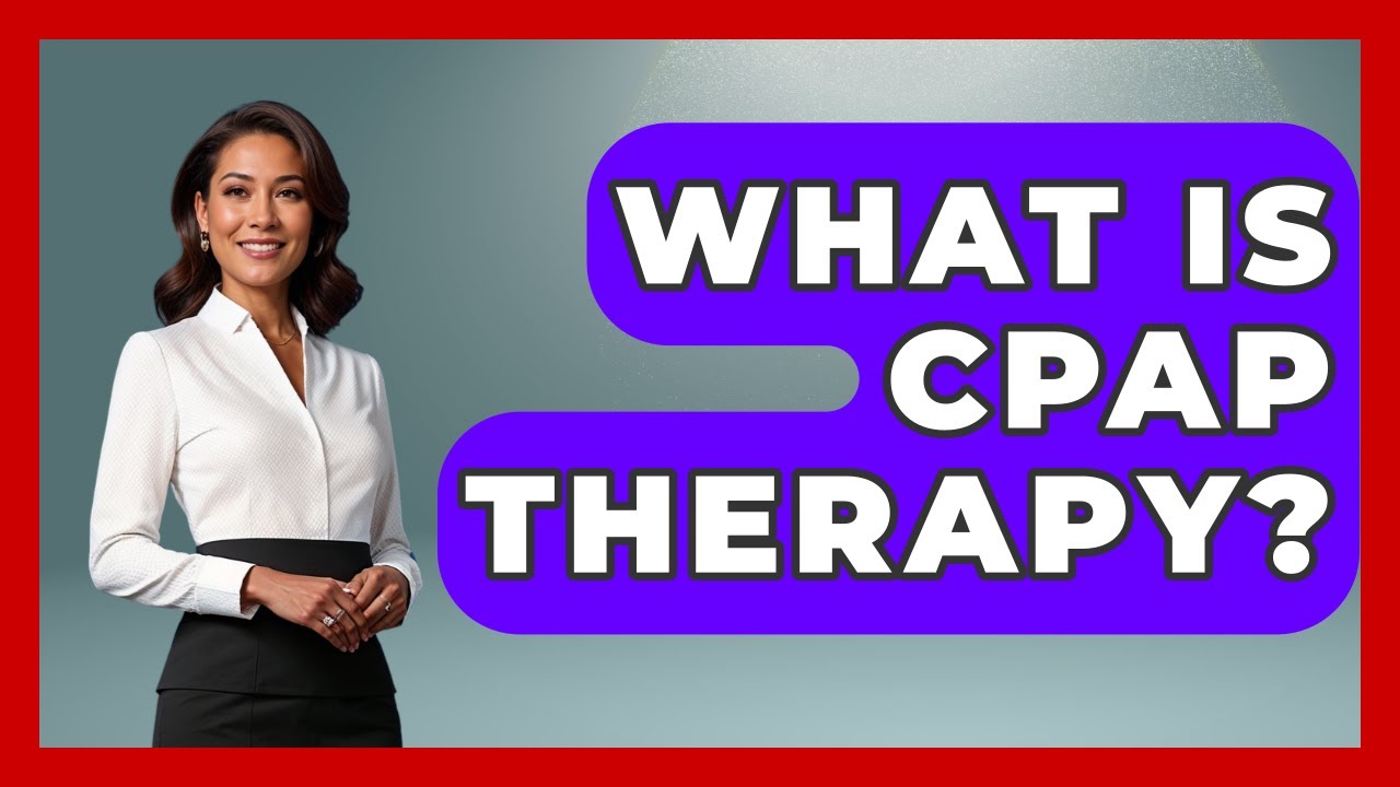 What Is CPAP Therapy? - Sleep Apnea Support Network - YouTube